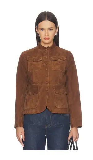 Rag & Bone Mercer Suede Blazer