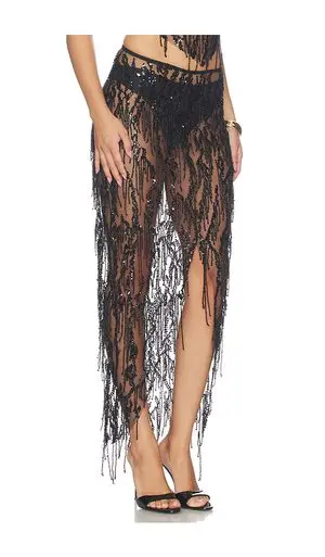 SKETCH-Y Embellished Maxi Skirt