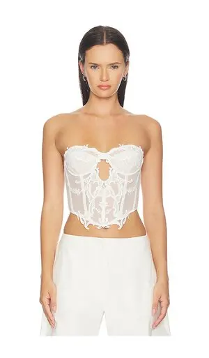 HAELO Wing Lace Crop Corset