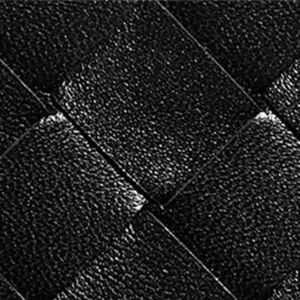 Bottega Veneta Leather Intrecciato L-zip Card Holder