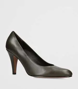 THE ROW Ornella Leather Pumps 90