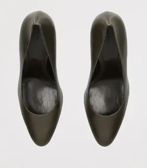 THE ROW Ornella Leather Pumps 90