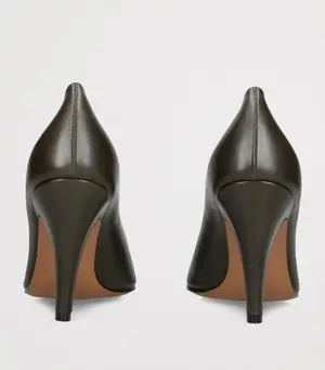 THE ROW Ornella Leather Pumps 90