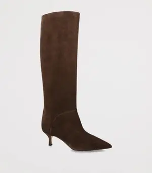 Casadei Suede Julia Knee-high Boots 50
