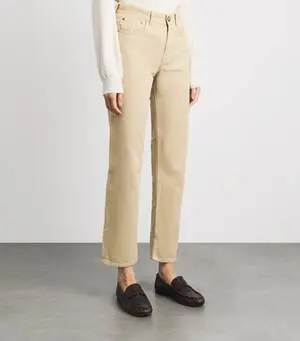 BLAZÉ MILANO Nariida Straight Jeans - Beige