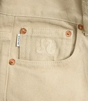 BLAZÉ MILANO Nariida Straight Jeans - Beige