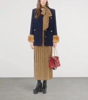 Valentino Garavani Virgin Wool Peacoat