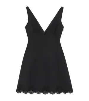 Valentino Garavani V-neck Mini Dress