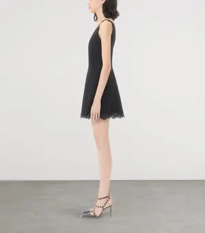 Valentino Garavani V-neck Mini Dress