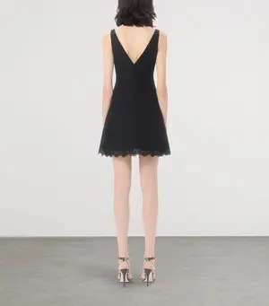 Valentino Garavani V-neck Mini Dress