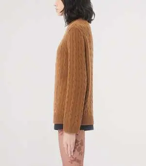 Valentino Garavani Cashmere Cable-knit Sweater