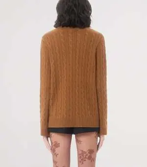 Valentino Garavani Cashmere Cable-knit Sweater
