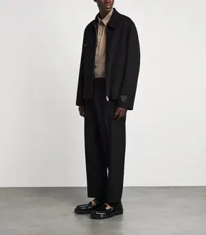 MAISON MARGIELA Wool Zip-up Jacket