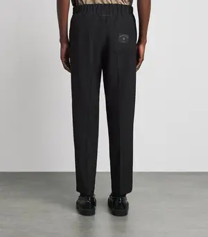MAISON MARGIELA Cotton Pleated Drawstring Trousers