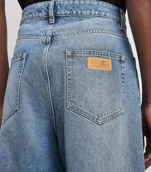 MAISON MARGIELA Paneled Wide-leg Jeans