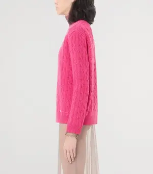 Valentino Garavani Virgin Wool Cable-knit Sweater