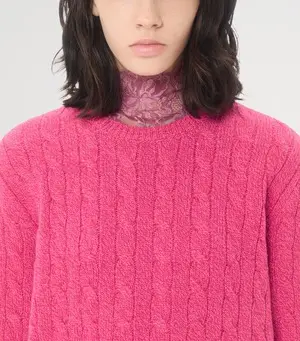 Valentino Garavani Virgin Wool Cable-knit Sweater
