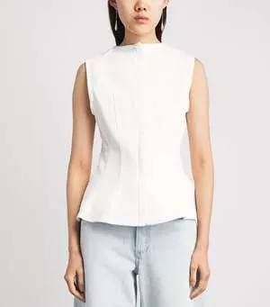 AGOLDE Denim Corbin Blouse