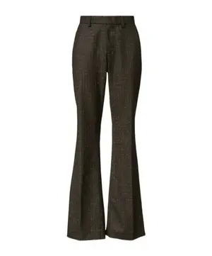 Fabiana Filippi Plaid Flared Trousers