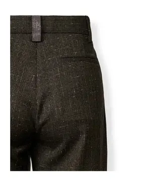 Fabiana Filippi Plaid Flared Trousers
