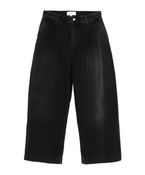 Studio Nicholson Logo Denim Trousers - Black