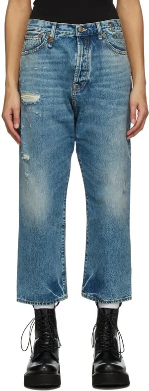 R13 Tailored Drop Denim Jeans