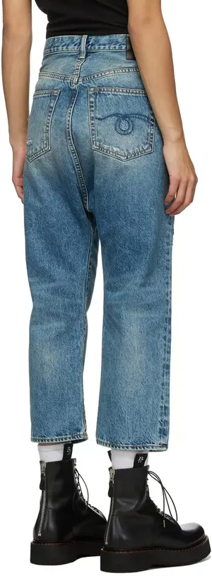 R13 Tailored Drop Denim Jeans