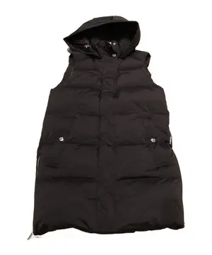 Woolrich Sleeveless Quilted Hooded Vest