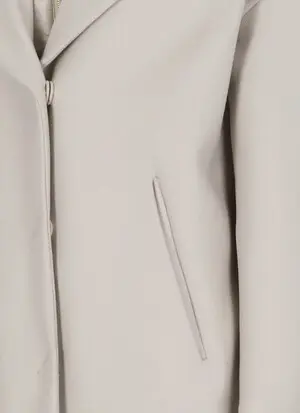 Herno Padded-collar Single-breasted Long Sleeved Coat