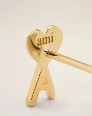 AMI Paris De Coeur Hammered Earrings