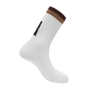 Fendi Ff Jacquard Ribbed Socks