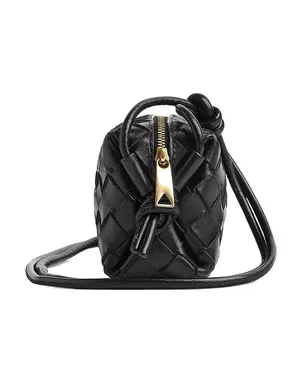 Bottega Veneta Candy Loop Woven Camera Bag