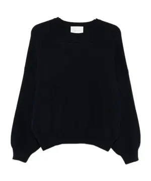 LISA YANG Ribbed-trim Sweater - Black