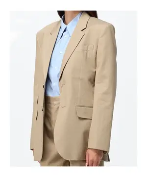 AMI Paris Lapel Long-sleeved Suit Jacket
