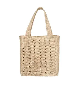 A.p.c. Logo Open-weave Tote Bag