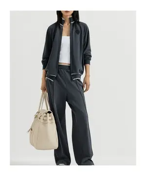 Brunello Cucinelli French Terry Sweatshirt With Stand Collar And Ribbed Details - Black