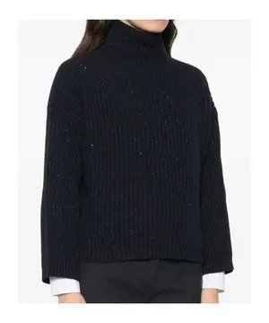 Brunello Cucinelli Ribbed Sequin-embellished Knit