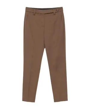 Brunello Cucinelli Belt-loop Cropped Trousers - No