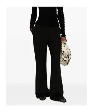 Pinko Plain-coloured Palazzo Trousers