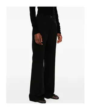 Pinko Plain-coloured Palazzo Trousers