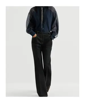 Brunello Cucinelli Monile Flared-leg Jeans