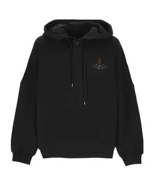 VIVIENNE WESTWOOD Batwing Logo Hoodie - Black