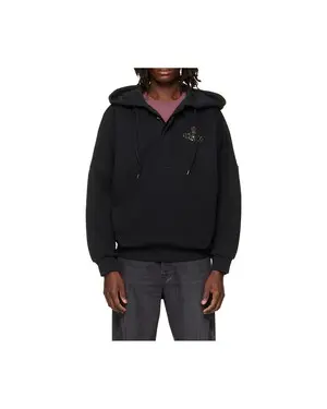 VIVIENNE WESTWOOD Batwing Logo Hoodie - Black