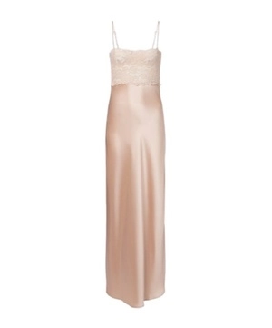 AYA MUSE Myra Lace And Satin Gown