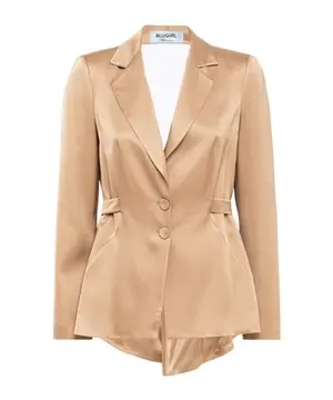 BLUGIRL Cut-out Belted Blazer - Beige
