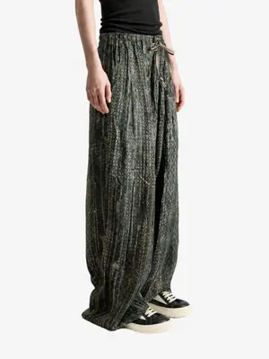 ZIGGY CHEN Digital Printed Drawstring Trousers