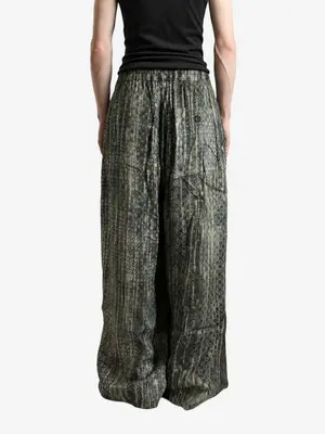 ZIGGY CHEN Digital Printed Drawstring Trousers