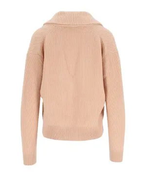 FORTE_FORTE Ribbed Button Cardigan