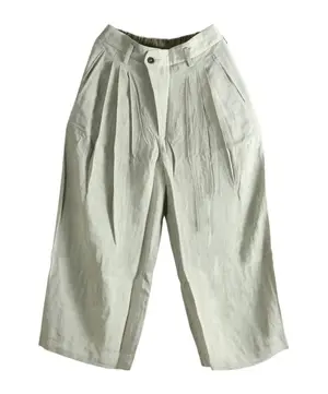 ZIGGY CHEN Casual Trousers With Belt Loops - White