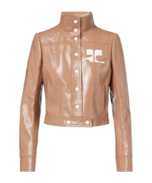 COURREGES Long-sleeve Casual Jacket - Brown